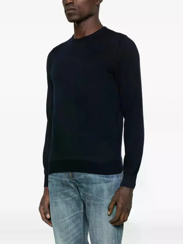 Tagliatore Virgin Wool Sweater - Blue