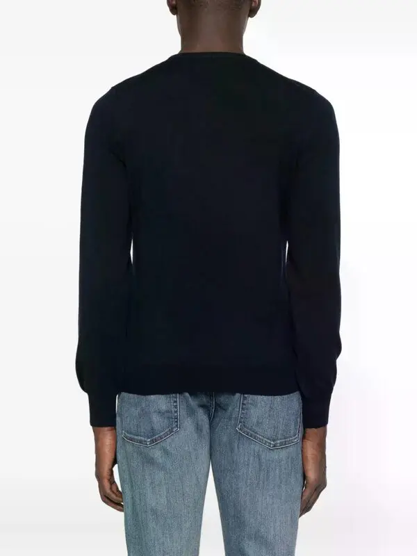 Tagliatore Virgin Wool Sweater - Blue