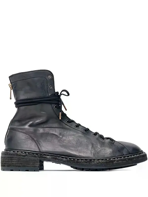 Guidi Lace-up Leather Boots
