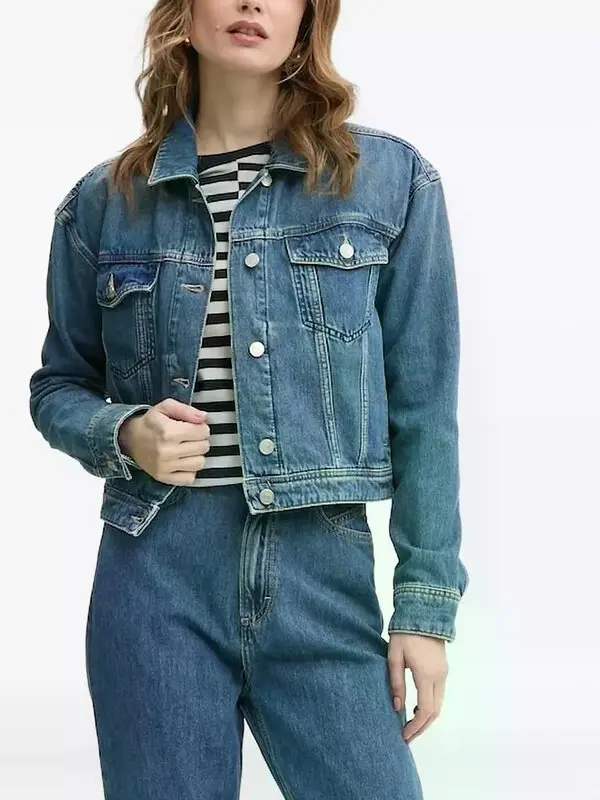 BOSS Button-fastening Denim Jacket - Blue