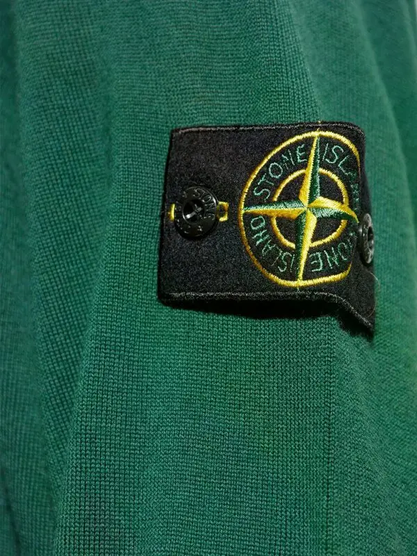 Stone Island Roll-neck Patch-pocket Sweater