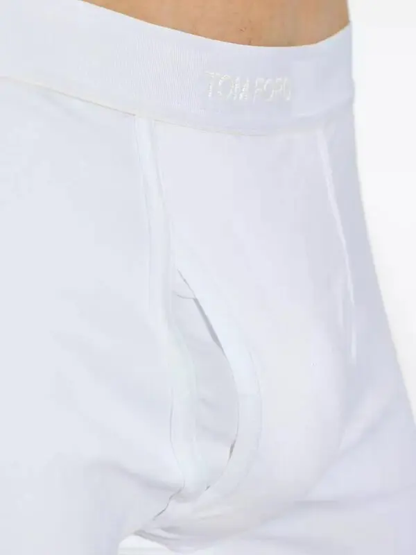 TOM FORD Logo-embroidered Stretch-cotton Boxers