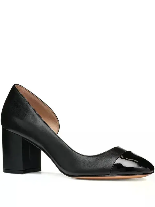 Geox Leather Block Heel Pumps