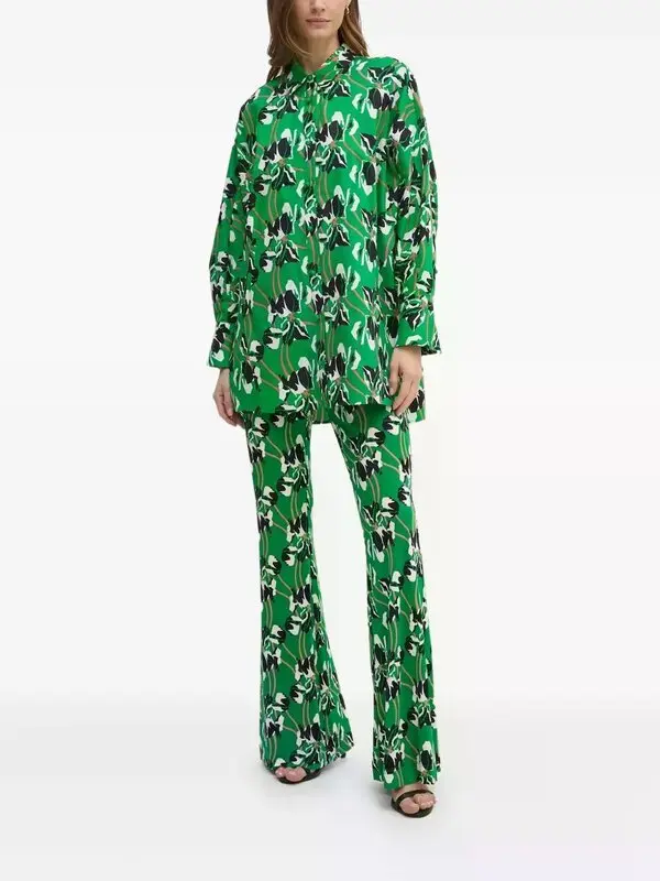 Diane Von Furstenberg Floral-print Shirt