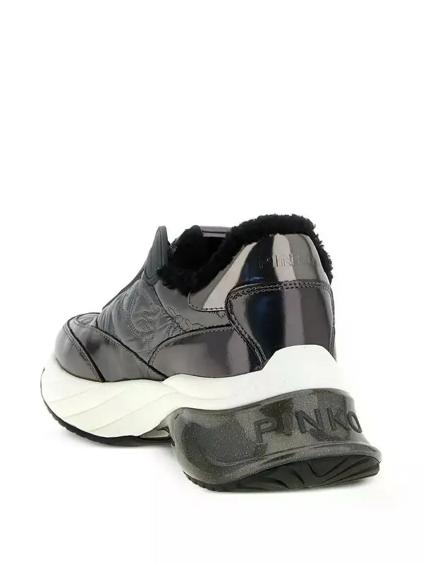Pinko Ariel 19 Quilted Sneakers - Grey