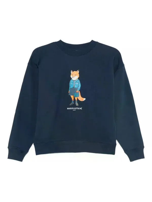 Maison Kitsuné Dressed Fox-print Sweatshirt