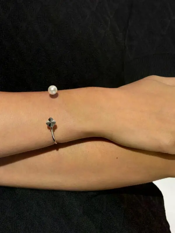 Kate Spade New York Clover-motif Cuff Bracelet