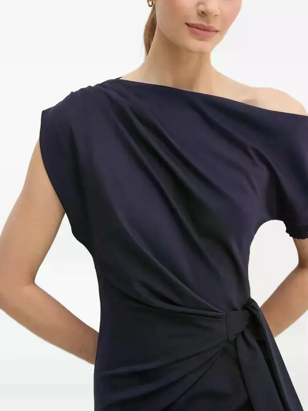 Diane Von Furstenberg Asymmetric Neck Maxi Dress