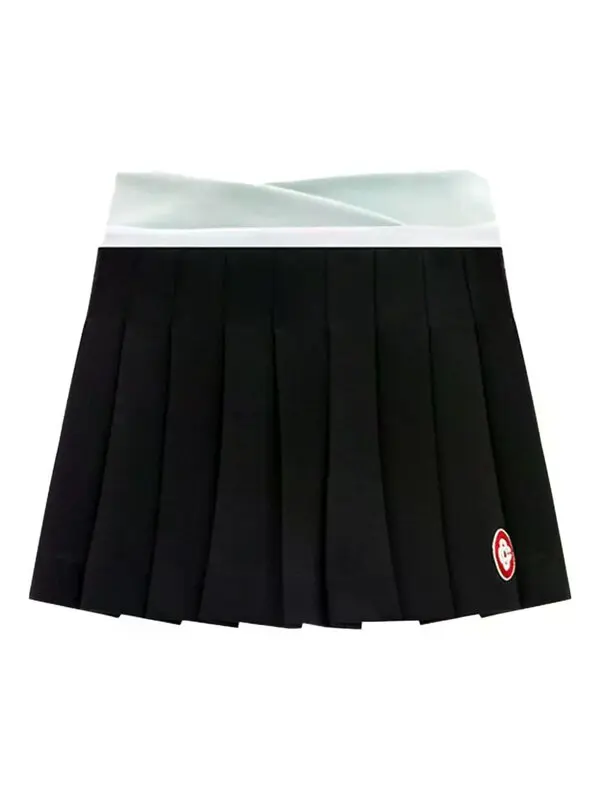 Casablanca Panelled Mini Skirt - Black