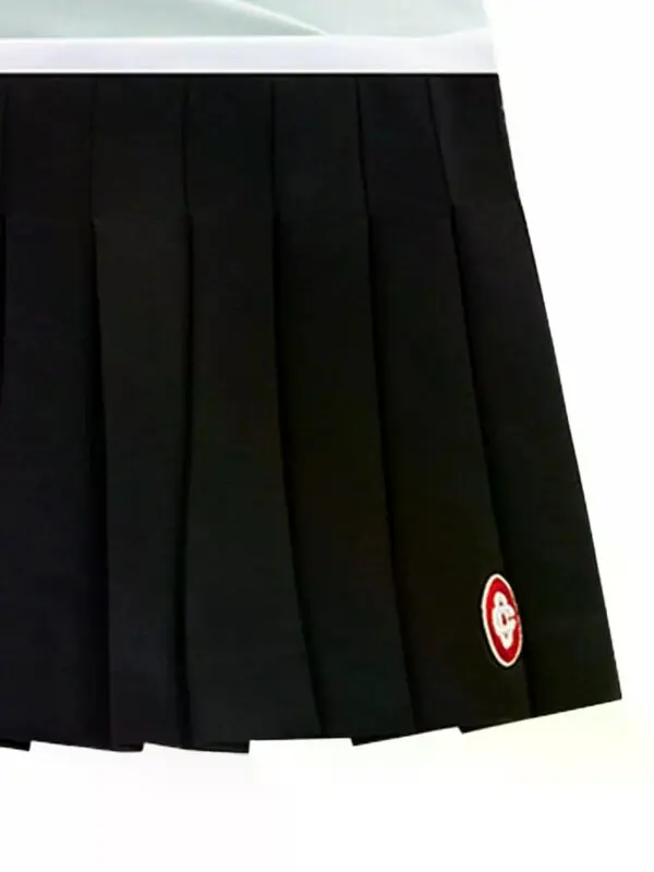 Casablanca Panelled Mini Skirt - Black