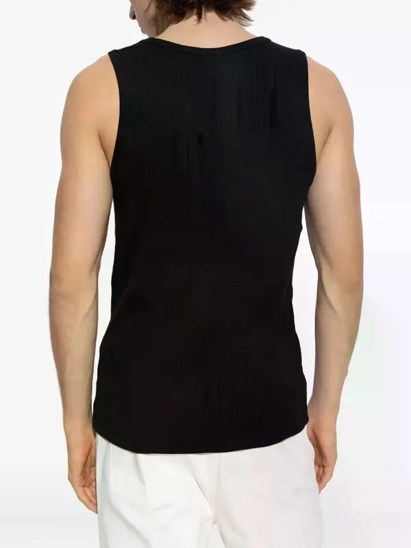 Lacoste Ribbed-knit Tank Top
