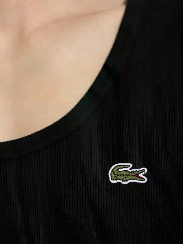 Lacoste Ribbed-knit Tank Top