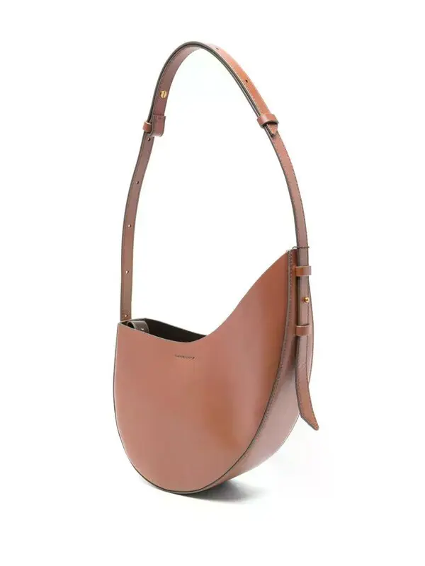Soeur Small Leather Shoulder Bag - Brown
