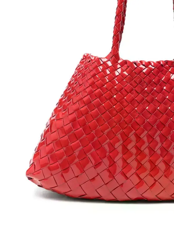 Dragon Diffusion Santa Croce Woven-leather Tote