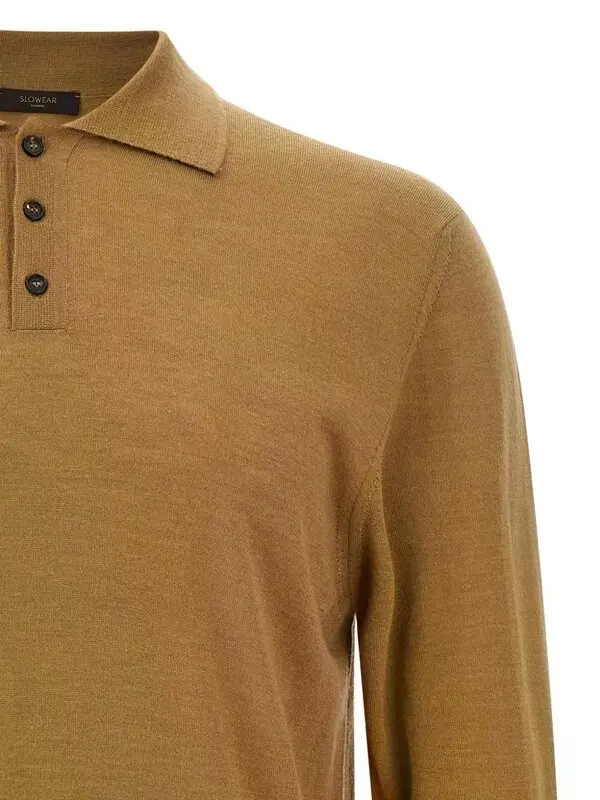 ZANONE Cashmere-silk Blend Polo-neck Sweater - Brown