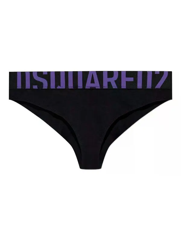 Dsquared2 Logo-band Briefs - Black