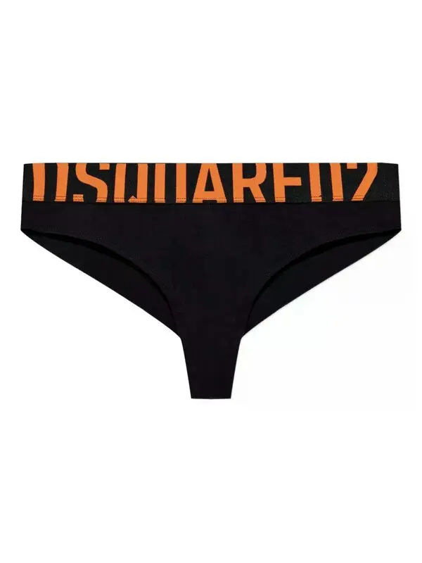 Dsquared2 Logo-band Briefs - Black