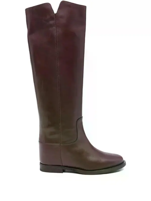 VIA ROMA 15 Leather Knee-high Boots