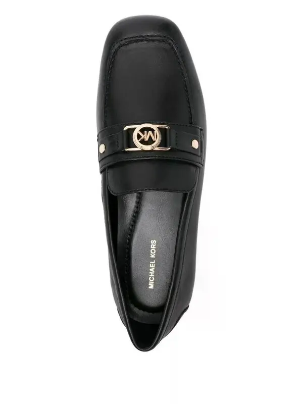 Michael Kors Leather Logo-plaque Loafers