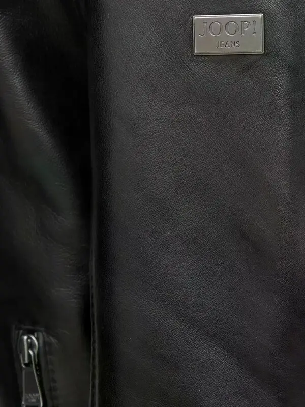 JOOP! Leather Zip-fastening Jacket