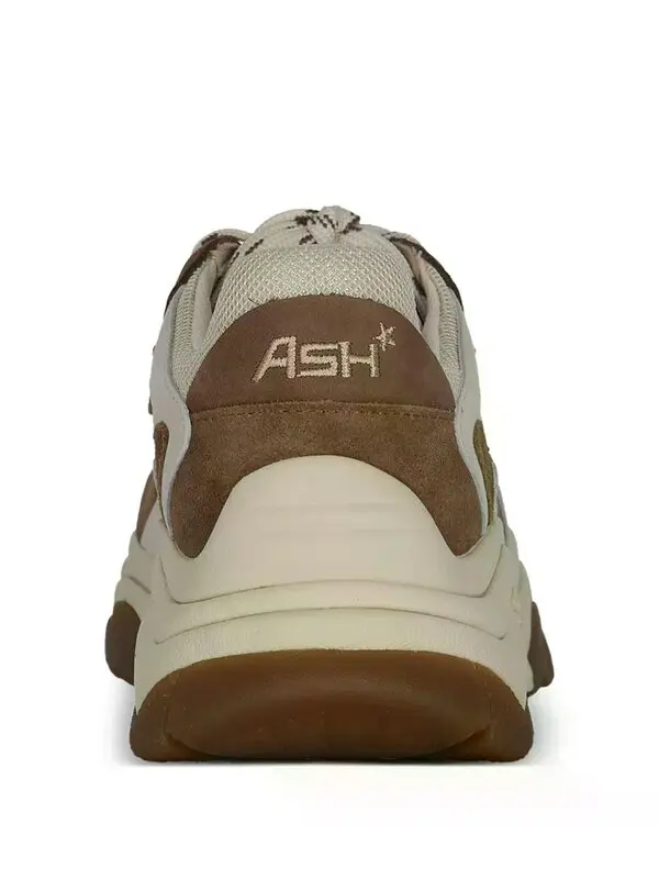 Ash Lace-up Platform Sneakers - Brown