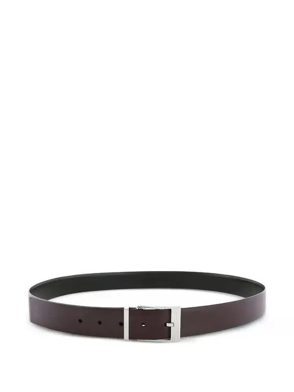 FERRAGAMO Leather Belt - Black