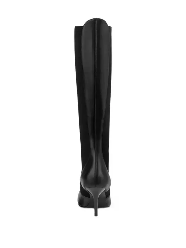 Moschino Leather Knee-high Boots
