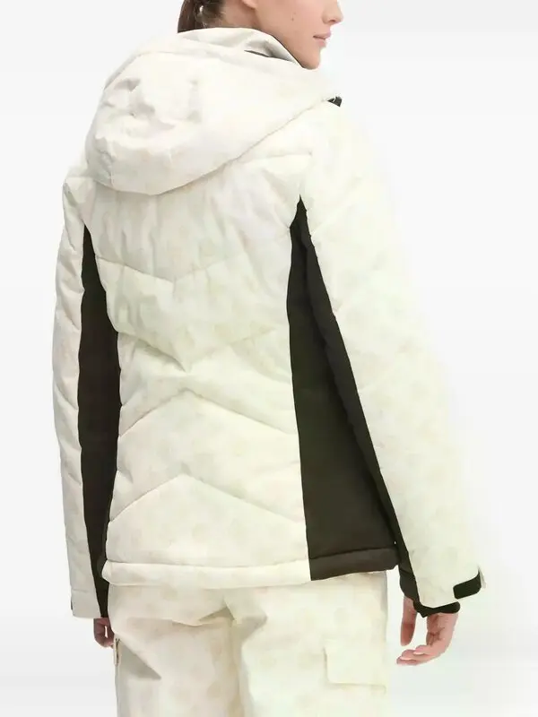 Guess Logo-print Quilted Ski Jacket