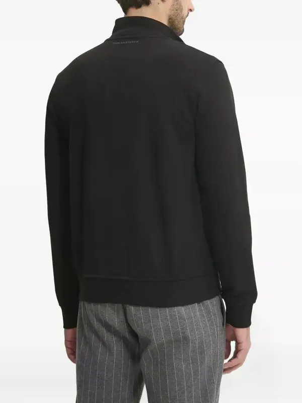Karl Lagerfeld Zip-fastening Logo-embroidered Sweatshirt