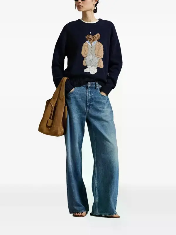 Polo Ralph Lauren Polo Bear Crewneck Jumper - Blue