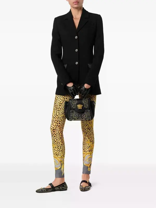 Versace Baroque-print Leggings