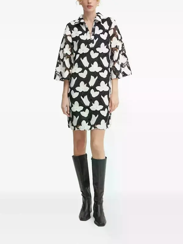 BRUUNS BAZAAR Ignon Floral-lace Mini Dress