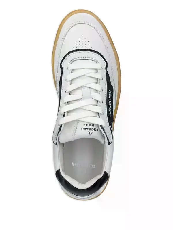 SUMMERY COPENHAGEN Leather-panelled Sneakers
