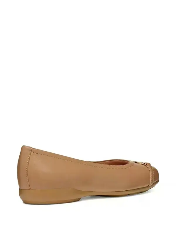 Geox Annytah Plaque-embellishment Ballet Flats - Brown