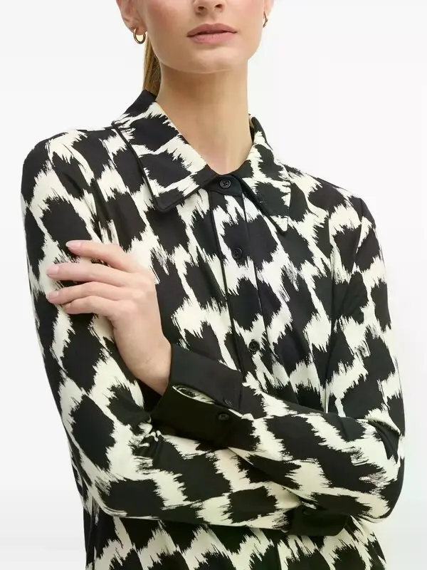 Diane Von Furstenberg Abstract-print Shirt