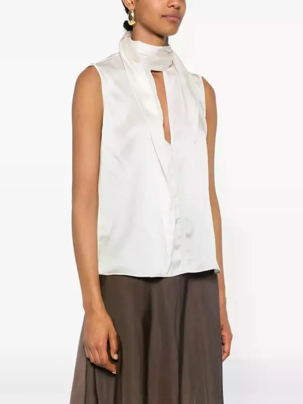 Dorothee Schumacher Sense Of Shine Sleeveless Blouse