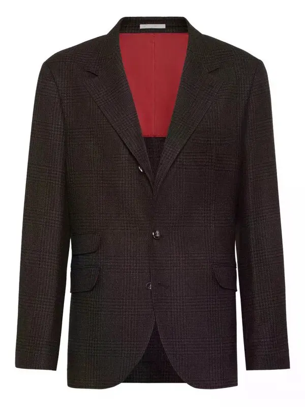 Brunello Cucinelli Check Blazer