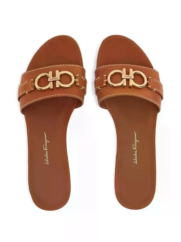 FERRAGAMO Leather Heeled Sandals