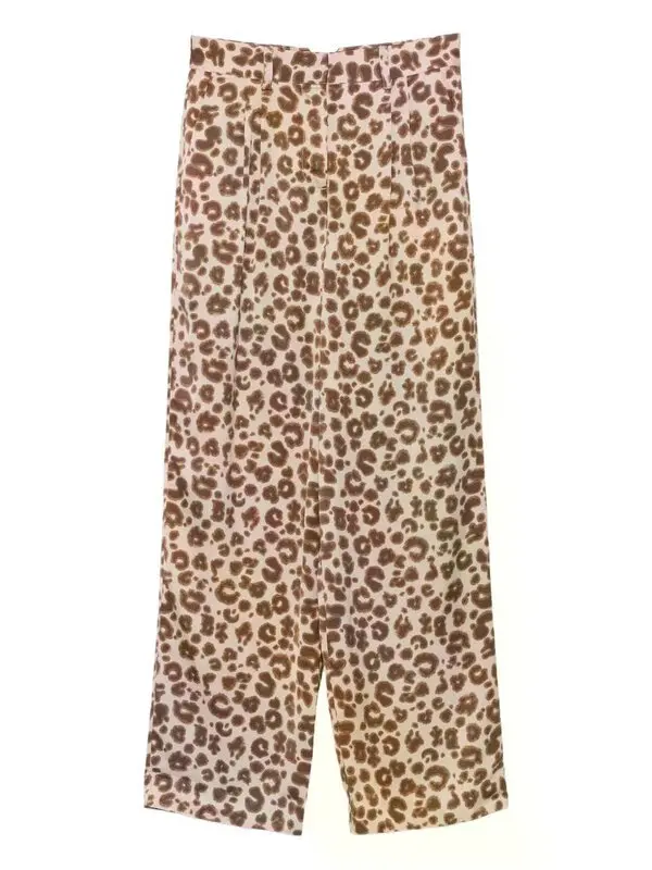 Ba&sh Bloy Leopard-print Palazzo Pants - Neutrals