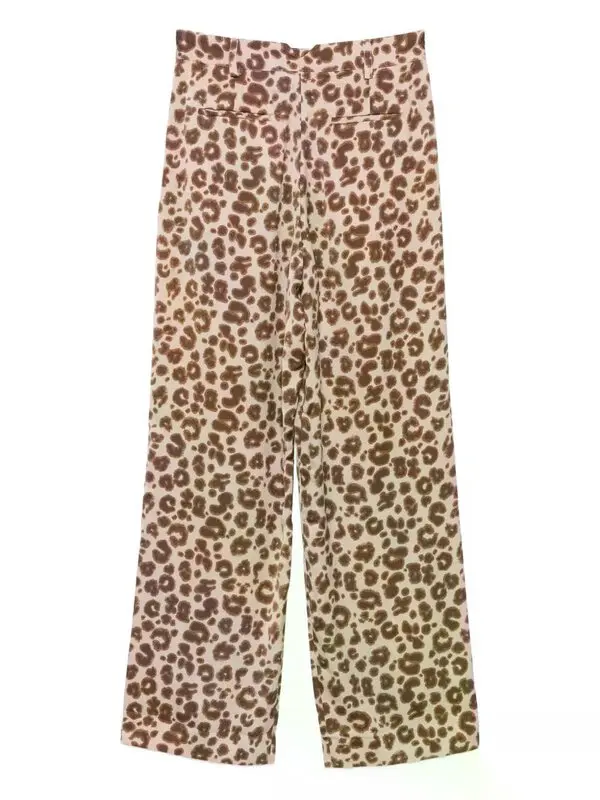 Ba&sh Bloy Leopard-print Palazzo Pants - Neutrals