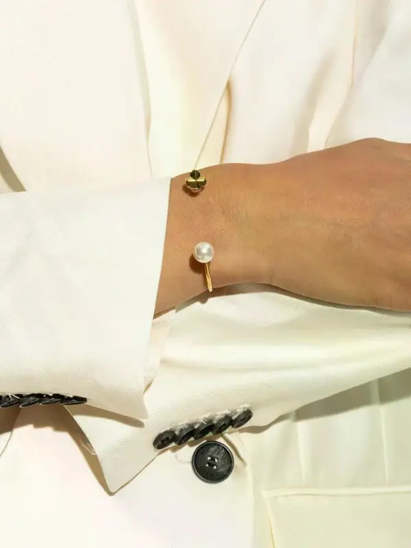 Kate Spade New York Clover-motif Pearl-embellished Bracelet