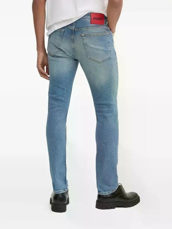 Hugo Leather-patch Jeans
