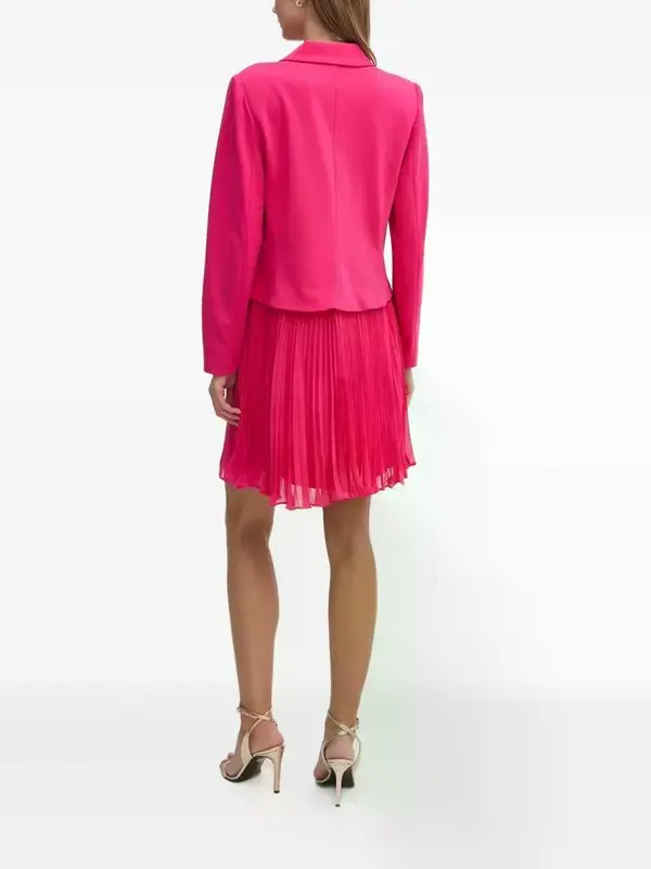 Dkny Blazer Dress With Pleated Skirt In Pink - 25% Off | Editorialist