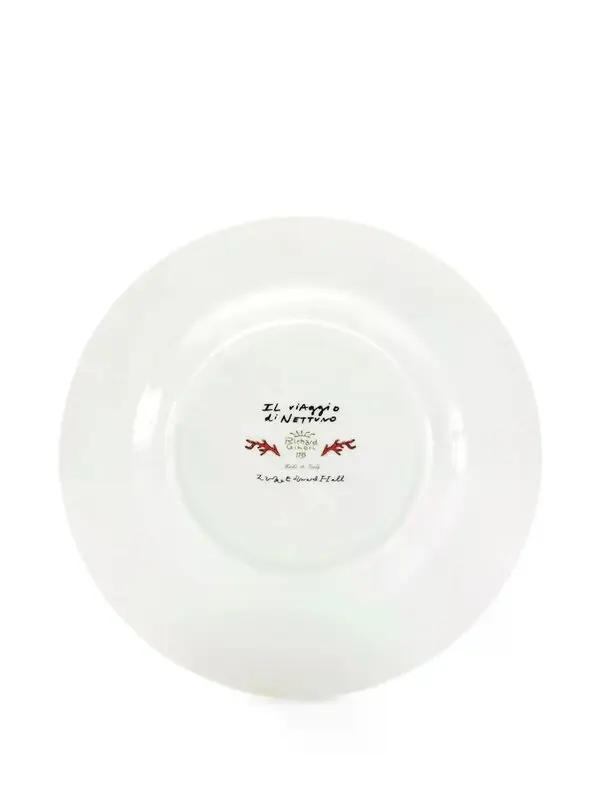 GINORI 1735 Wave-patterned Soup Plate
