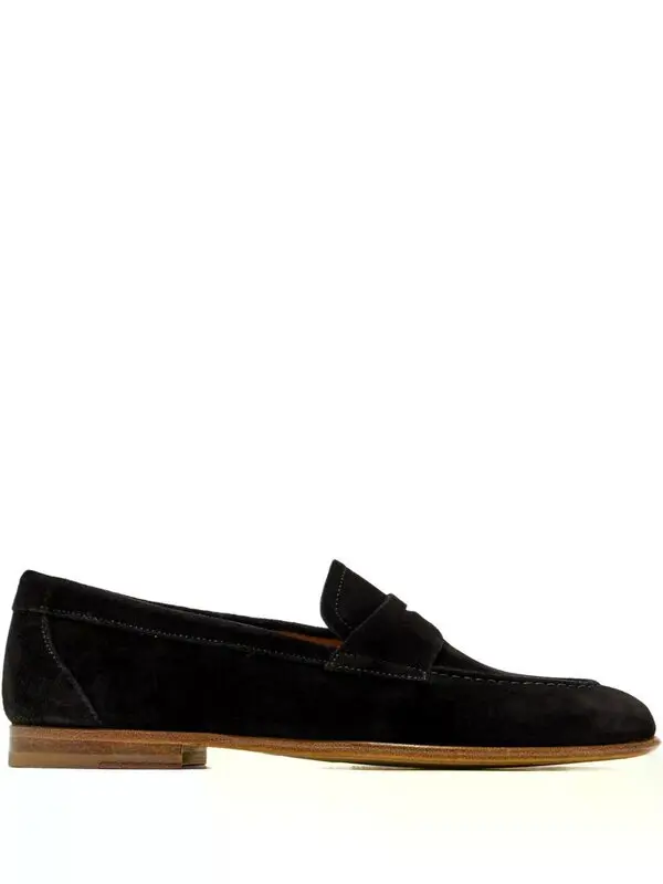 Magnanni Suede Penny Loafers