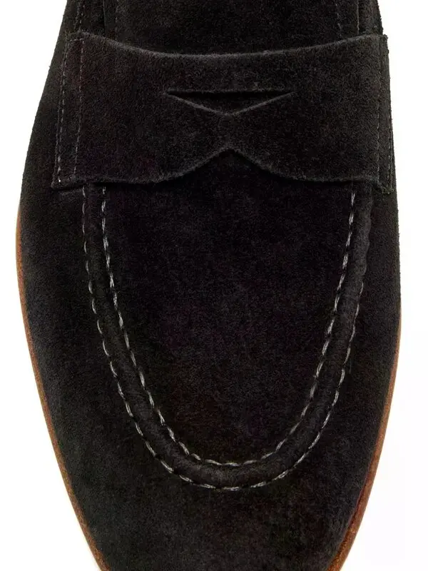 Magnanni Suede Penny Loafers