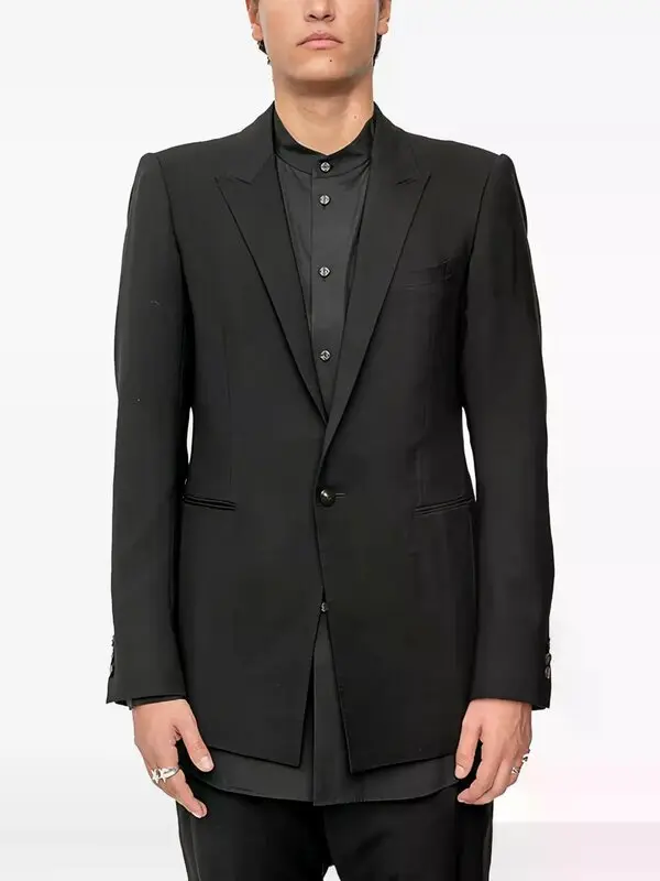 DEVOA Single-button Tailored Suit Jacket