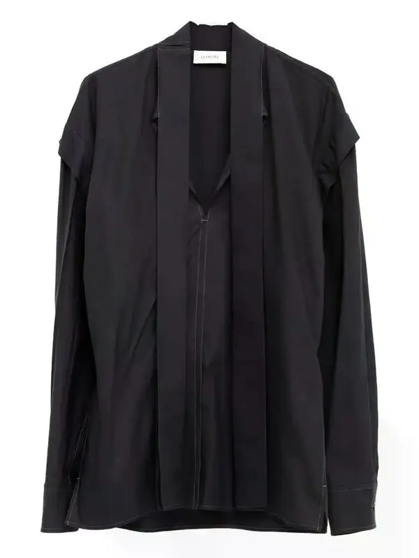LEMAIRE Tie-neck Long-sleeve Blouse