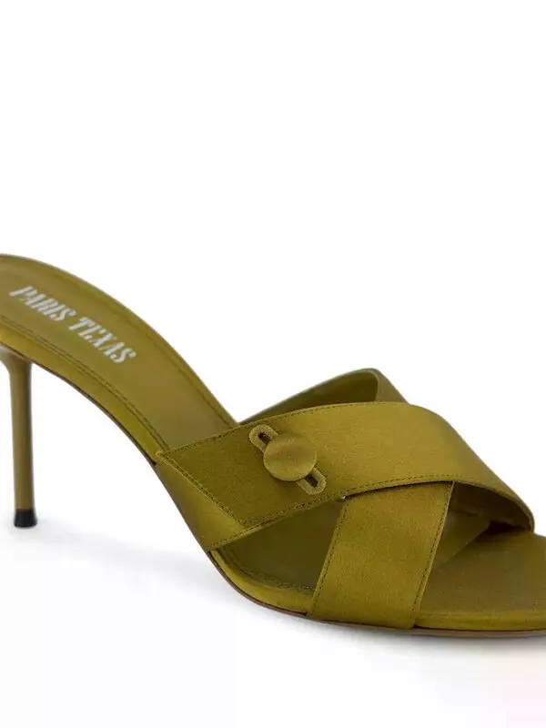Paris Texas Lidia Satin Cross-strap Sandals