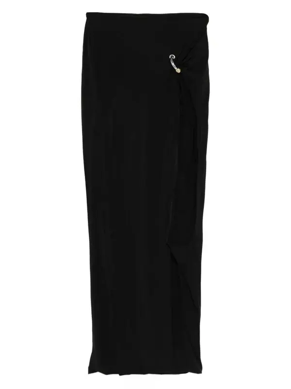 JEAN PAUL GAULTIER Ring-detail Side-split Midi Skirt